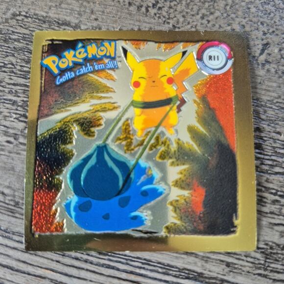 Pokemon | Toys | Vintage 999 Artbox Pokemon Sticker Bulbasaur Pikachu ...
